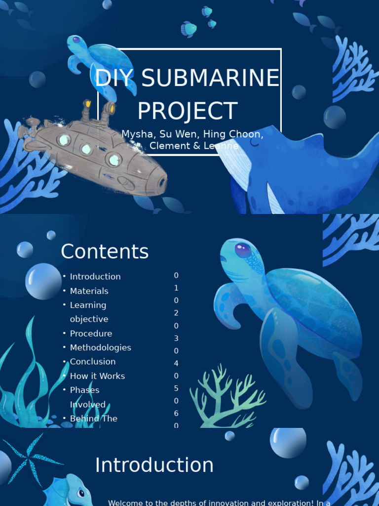 DIY Submarine Project Guide | PDF | Buoyancy | Density