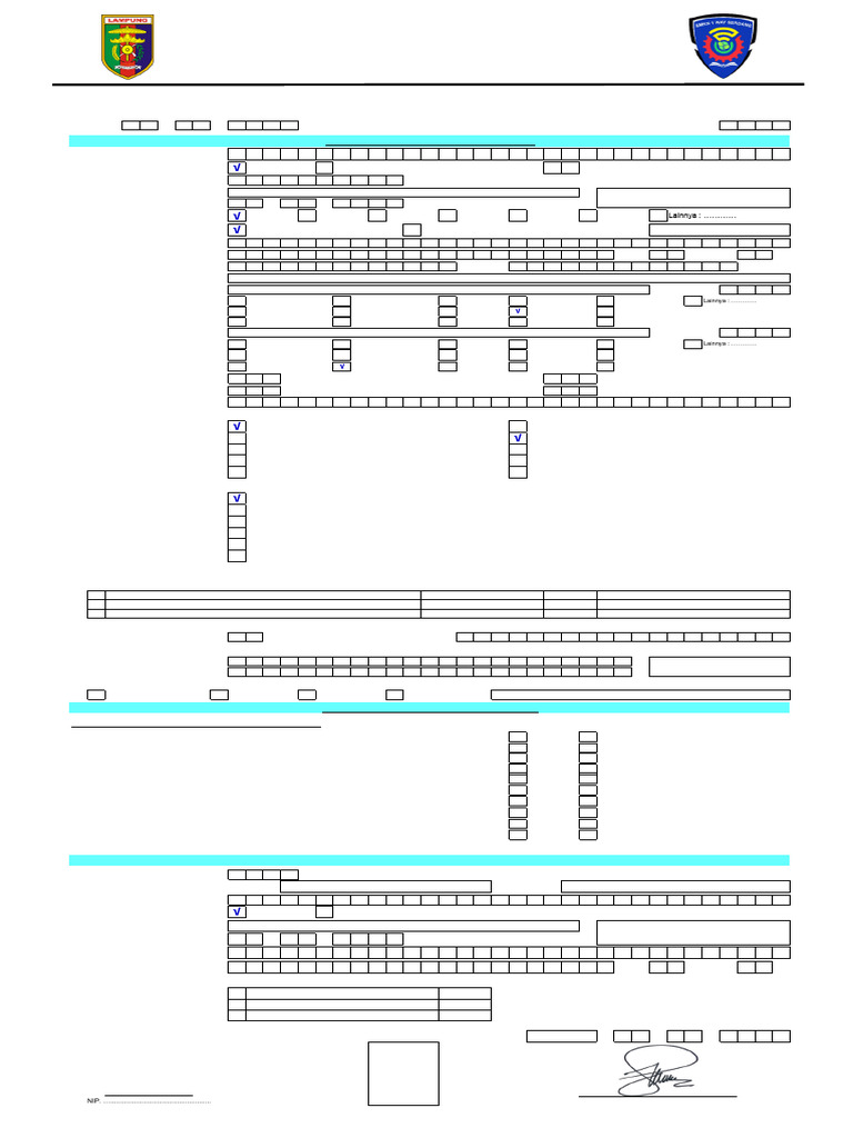 Contoh Pengisian Formulir | PDF