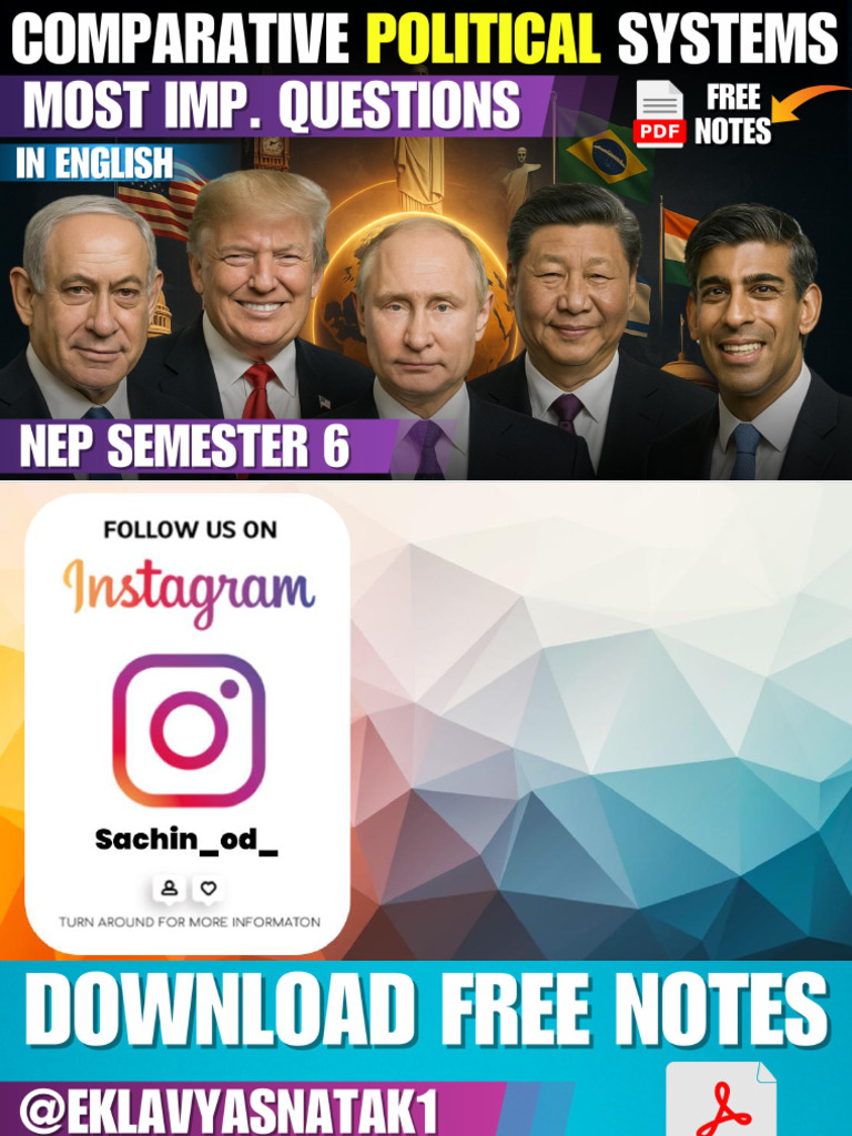 Comparative Political System | PDF | Political Parties | United Kingdom Of Great Britain And Ireland