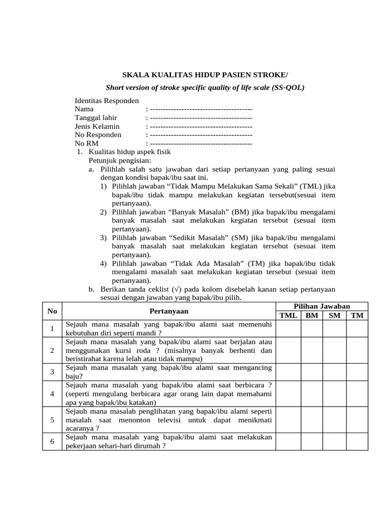 KUISIONER PENELITIAN Endy | PDF