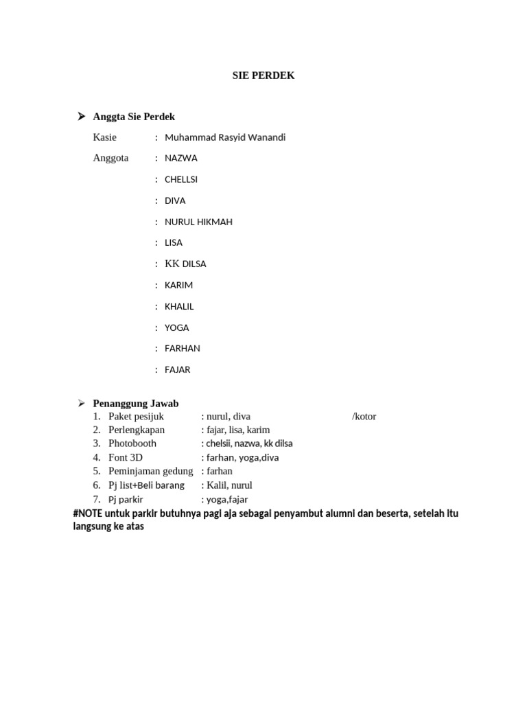 Resume Internal 1 Mekanisme Sie Perdek X | PDF