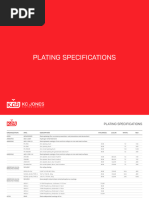 Plating Specification List | PDF | Galvanization | Chromium