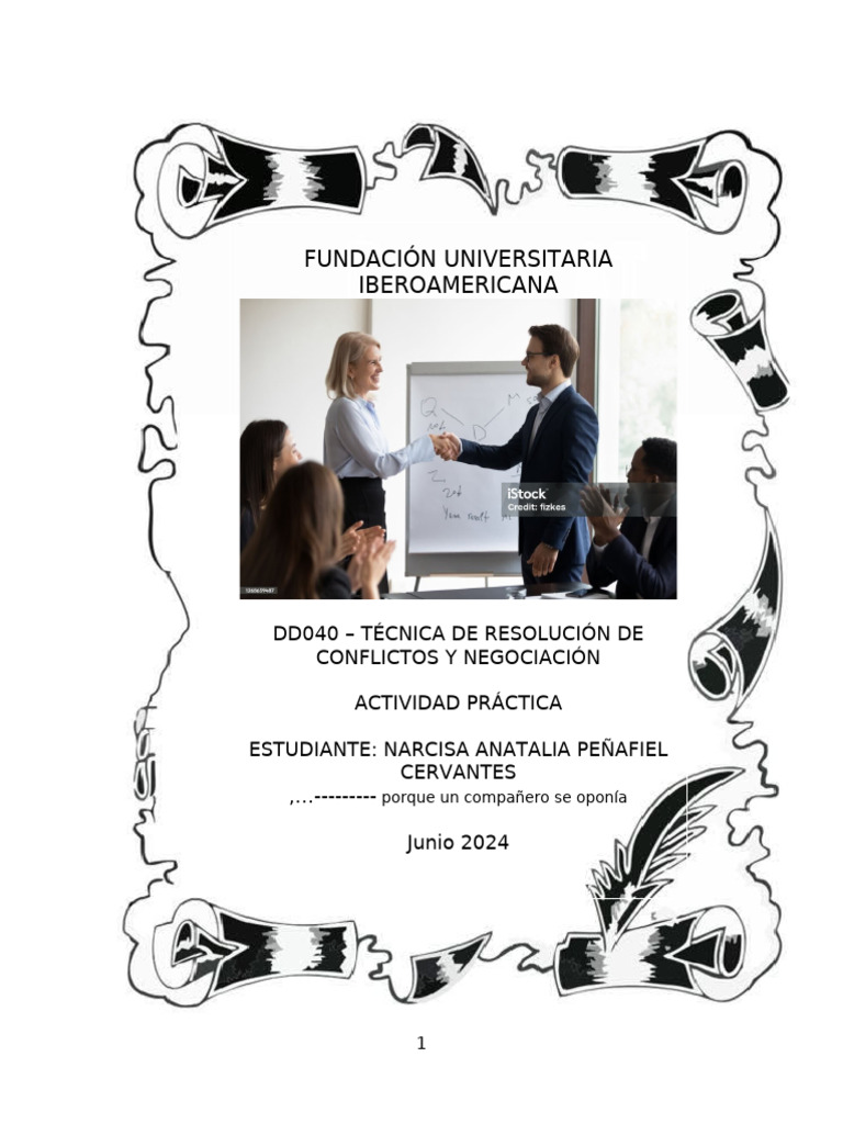 Actividad Práctica DD040 | PDF | Negociación | Conocimiento