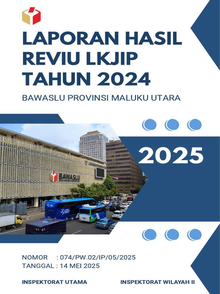LHR LKjIP Tahun 2024 Bawaslu Provinsi Maluku Utara | PDF