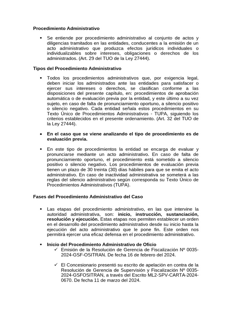 Identifica El Tipo de Procedimiento Administrativo | PDF | Gobierno ...