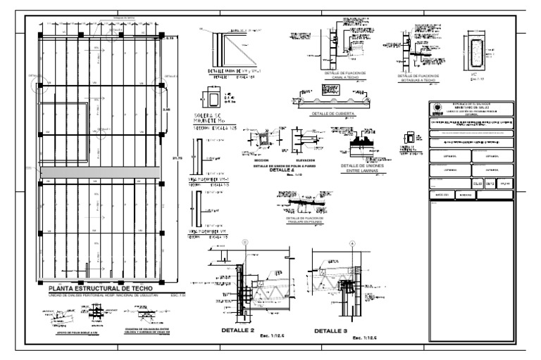 Es-2 Planta Estructural de Techos | PDF