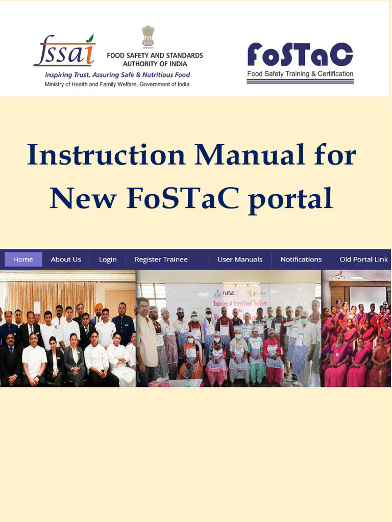 FoSTaC Portal Instruction Manual | PDF
