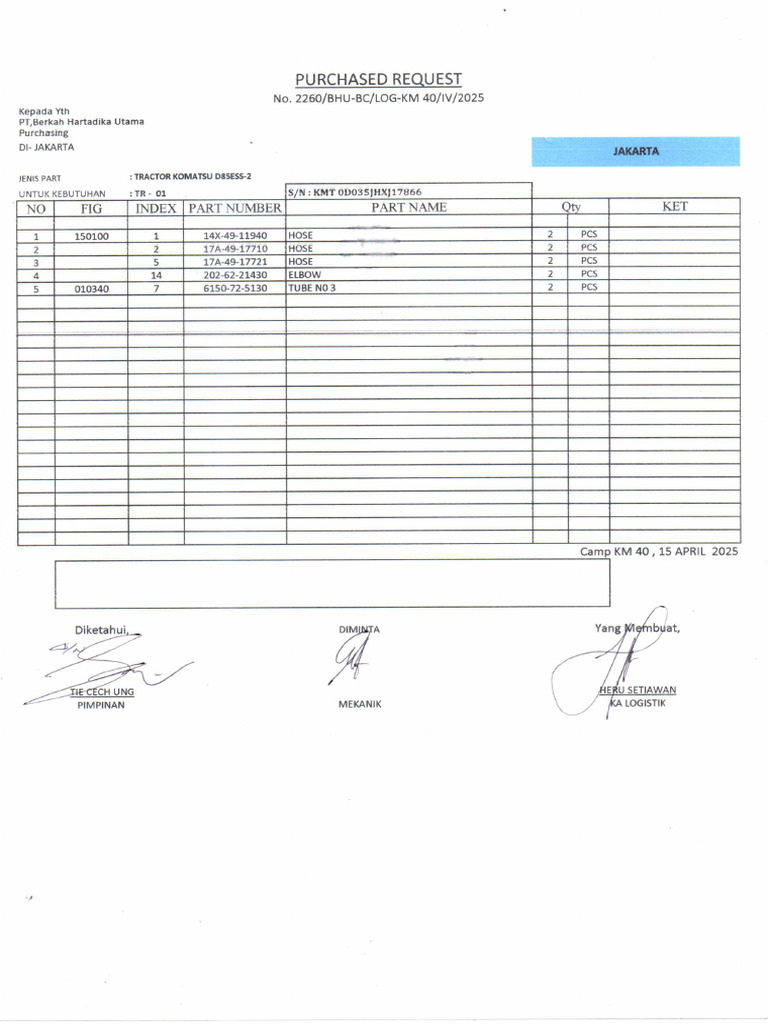 PR - 2260 (JKT) Dozer D85SS2 - 01 | PDF