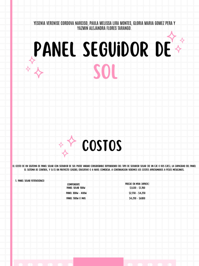 Presentacion Panel Solar | PDF | Uso eficiente de energía