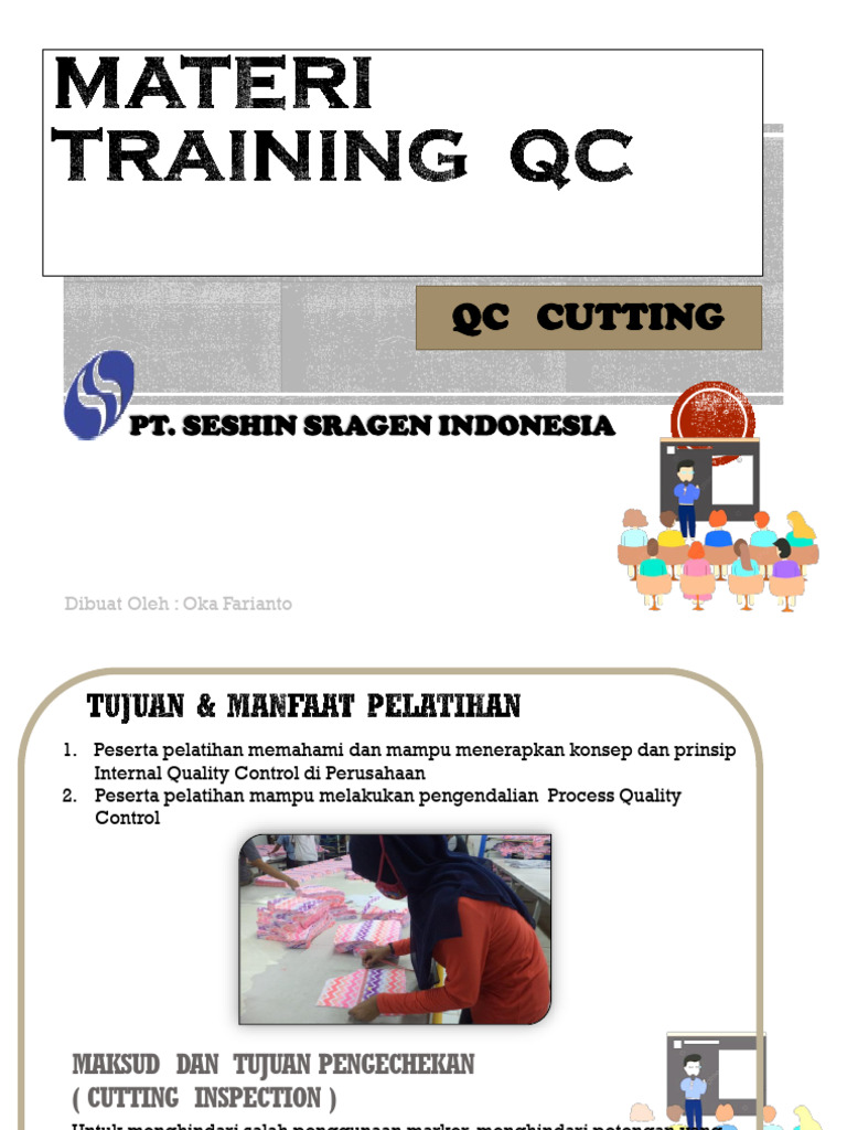 Modul Training Cutting Inspection | PDF
