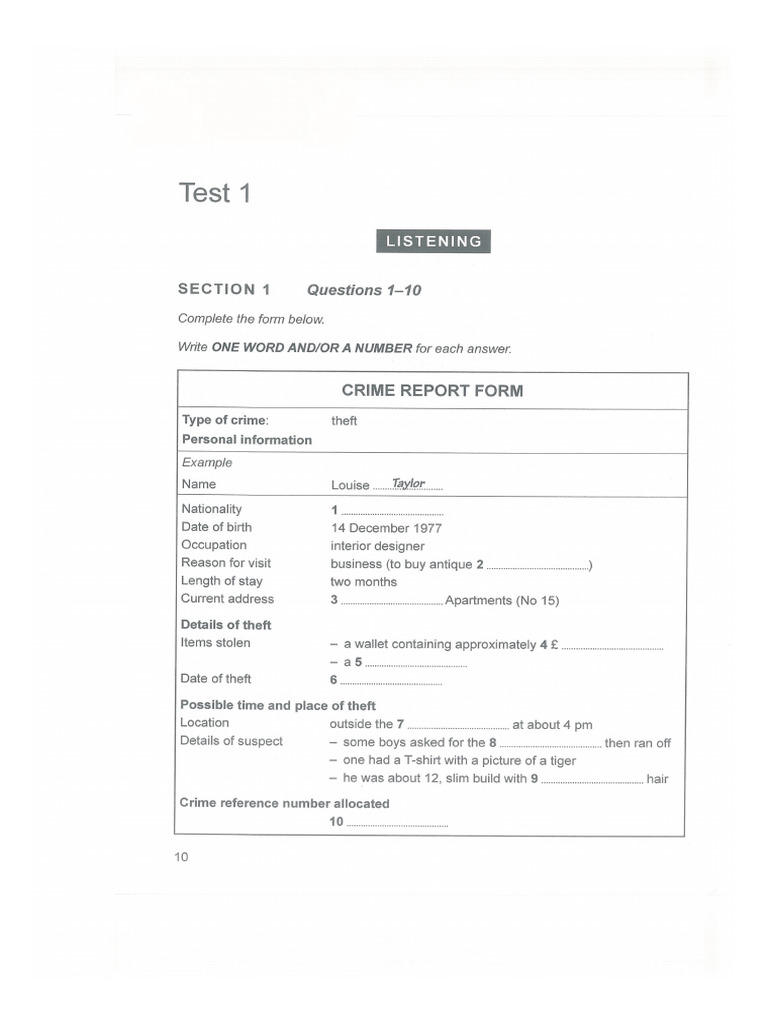 Ielts Test | PDF