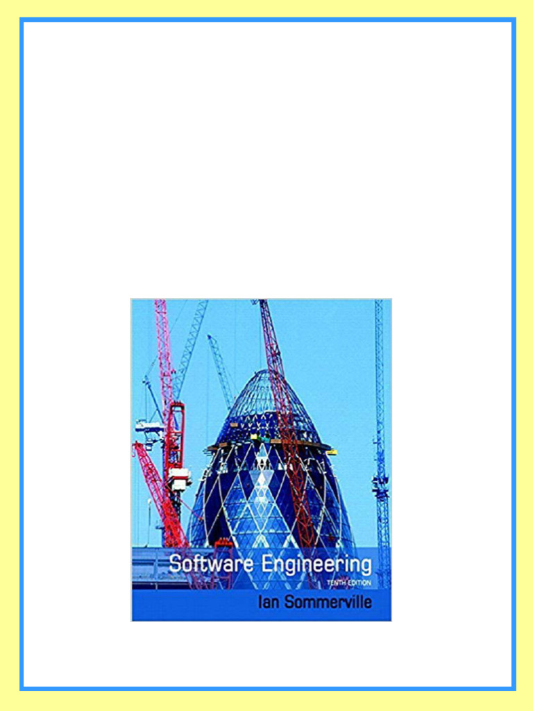 Solution Manual For Software Engineering 10th Edition Sommerville ...