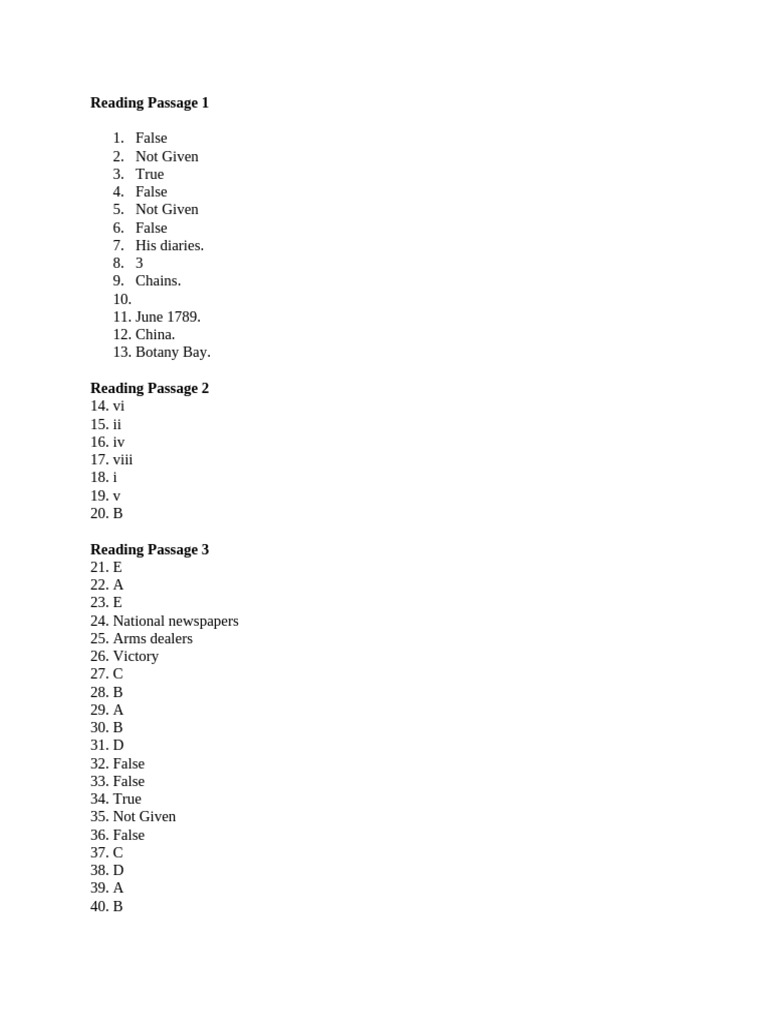 Reading Passage 1 | PDF