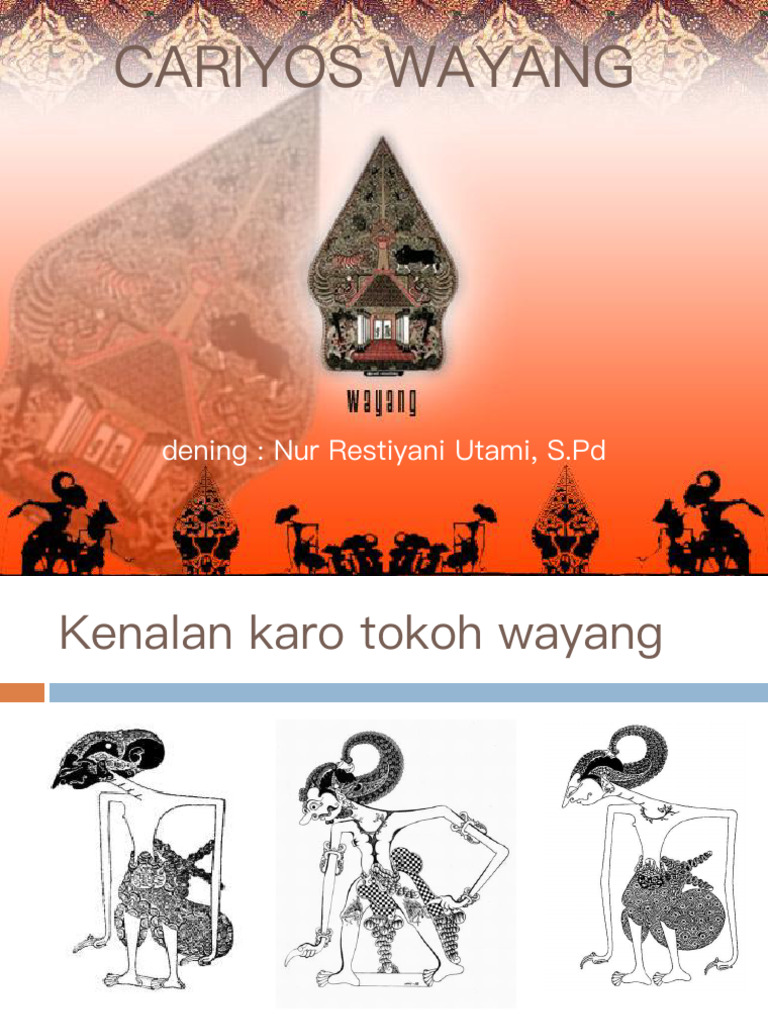 Materi Wayang Kelas X | PDF