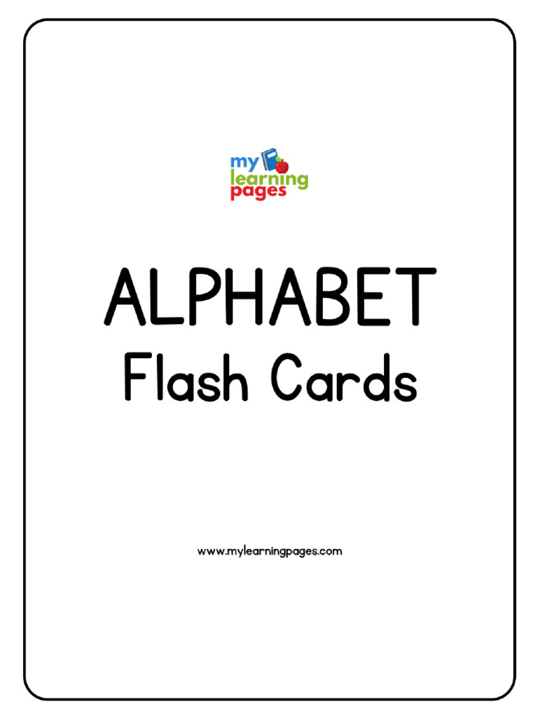 Alphabet Flash Cards Letter MLP | PDF