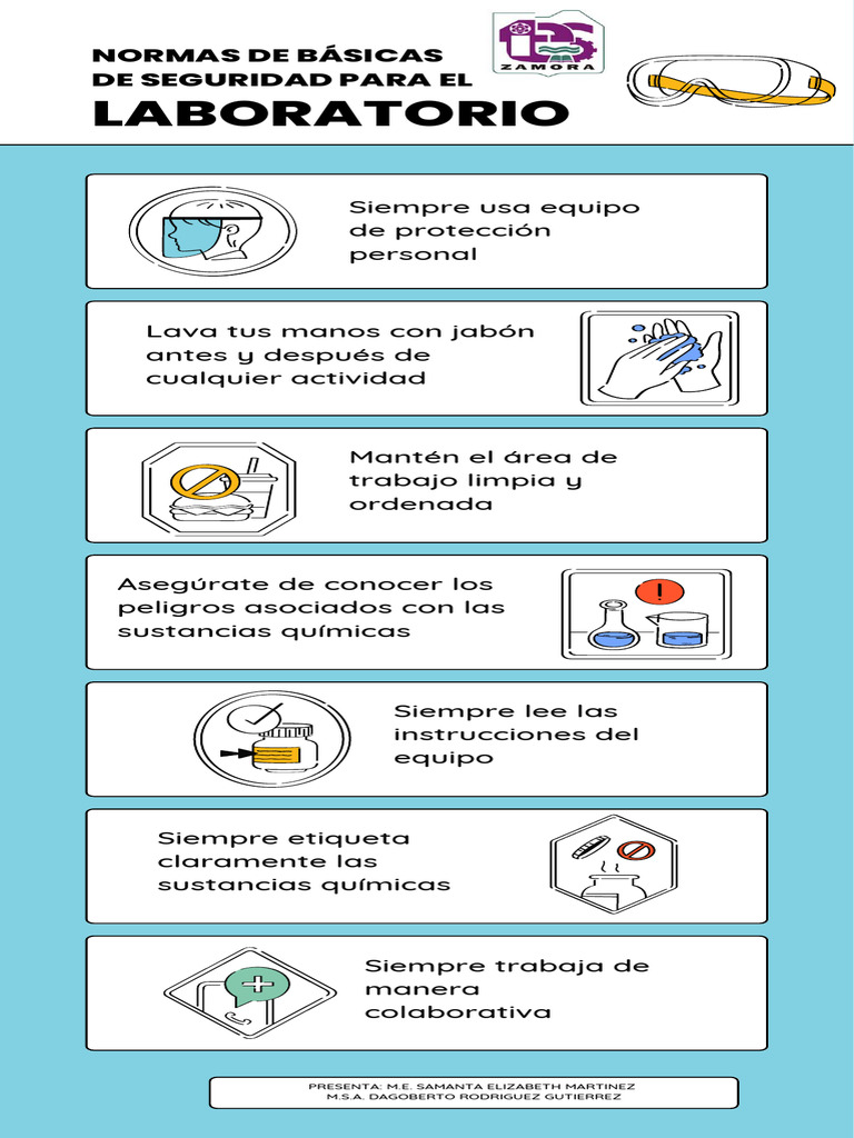Infografia Normas Del Laboratorio | PDF