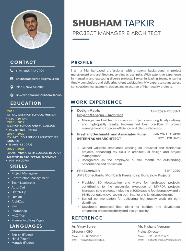 Shubham Tapkir Resume | PDF