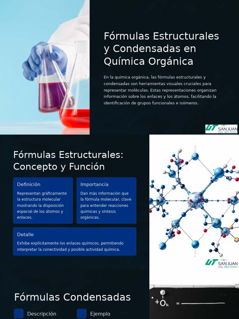 Fórmulas Estructurales en Química Orgánica | PDF | Enlace químico ...