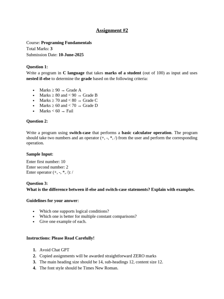 Assignment 2 | PDF