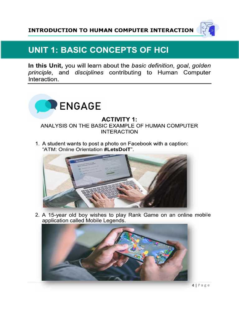 HCI Activity 1 - 2 | PDF