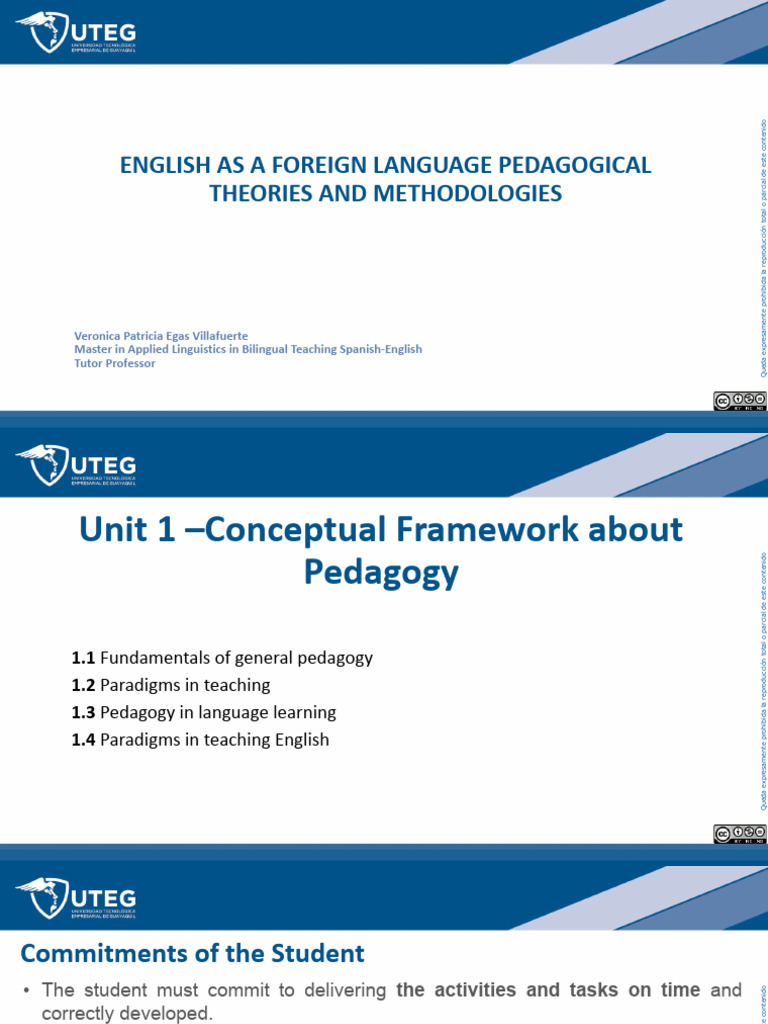 Unit 1. Conceptual Framework About Pedagogy 1 | PDF | Constructivism ...