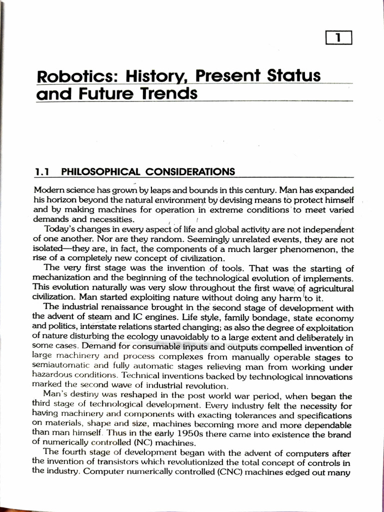 Evolution of Robotics: Past to Future | PDF | Automation | Machines
