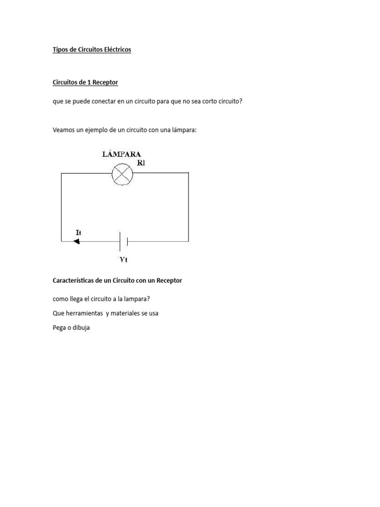 Tipos De Circuitos Eléctricos Pdf 6399