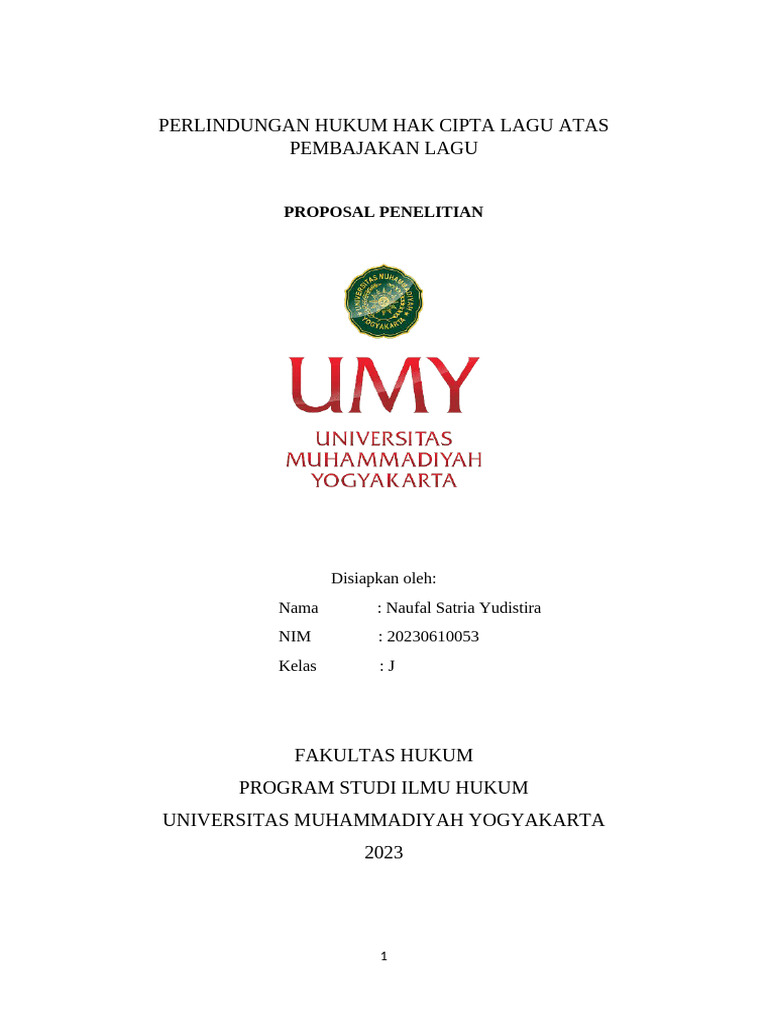 Proposal Penelitian. Metopen | PDF