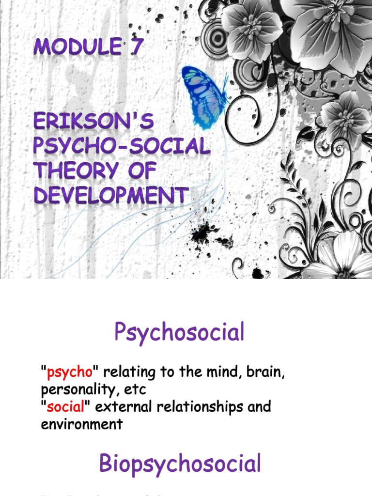 EDCHAD130 3 Erik Erikson | PDF | Psychology | Behavioural Sciences