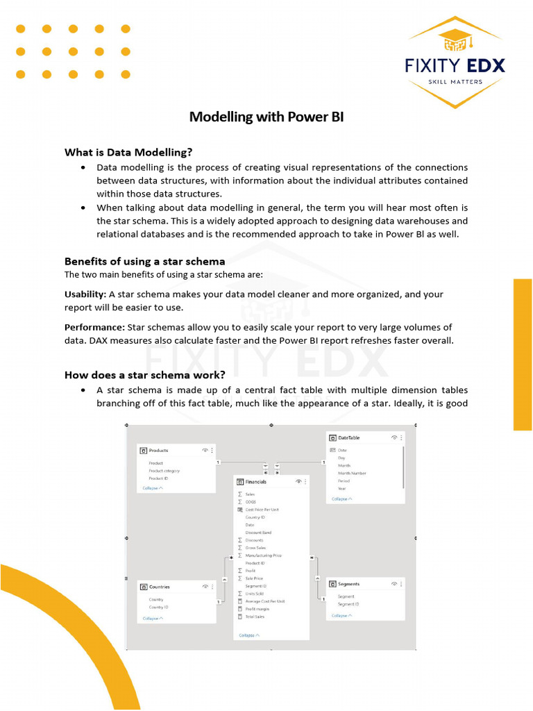 5 Modelling with Power BI | PDF | Data Warehouse | Table (Database)