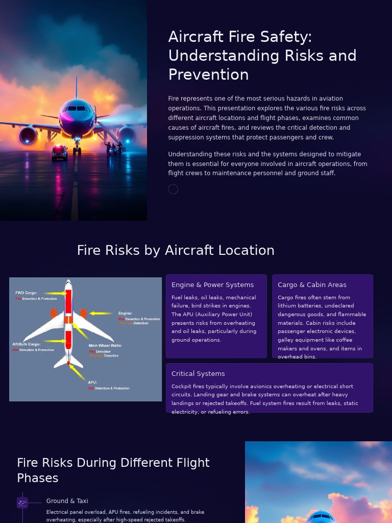Unit 7 Aircraft Fire Safety Understanding Risks and Prevention | PDF ...