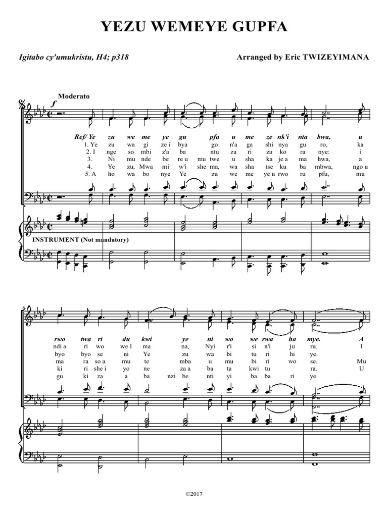 Yezu Wemeye Gupfa | PDF