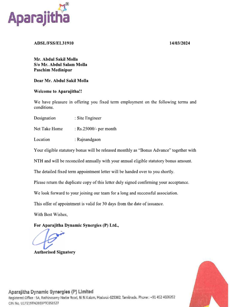 Abdul Sakil Molla | PDF