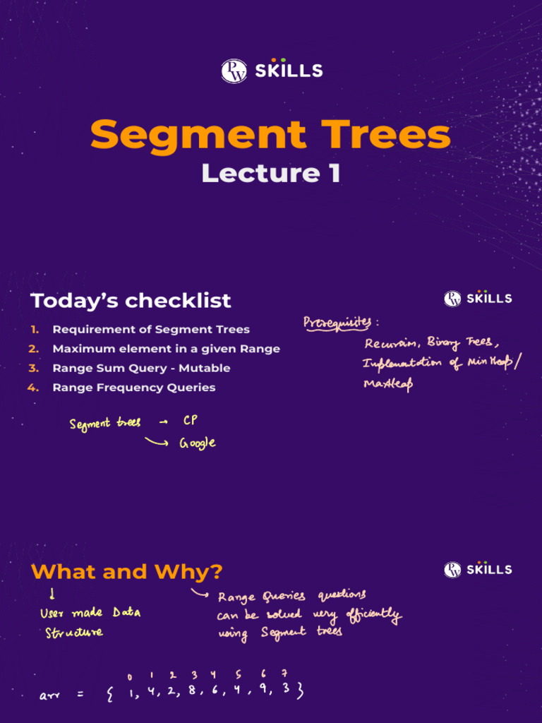 Segment Trees | PDF