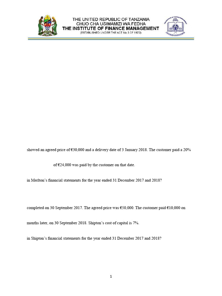 Merlton Ltd Vehicle Sale Revenue Recognition | PDF | Cost | Income