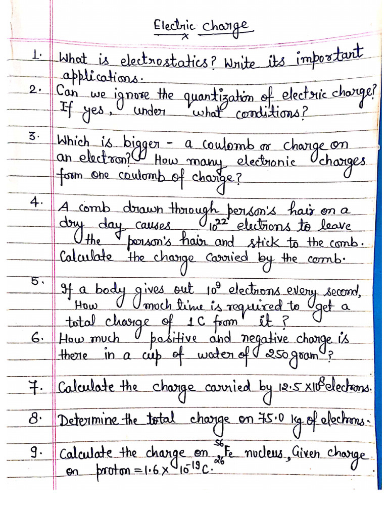 Electric Charge & Coulomb's Law | PDF