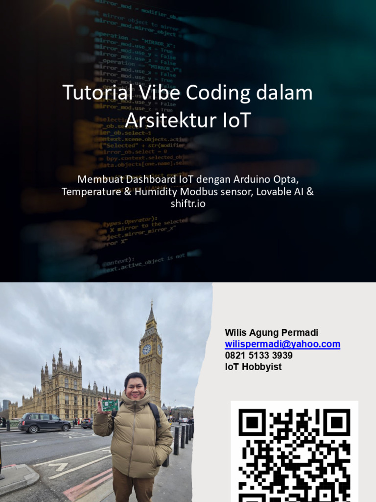 Tutorial Vibe Coding untuk IoT | PDF