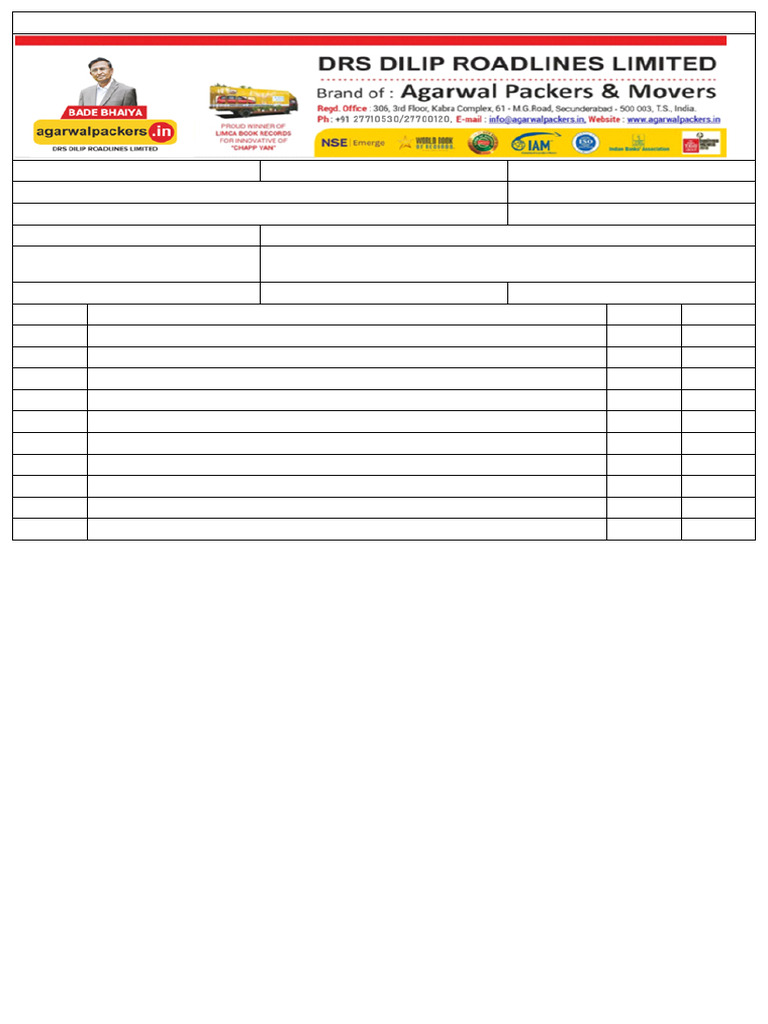 AgarwalPackers - in Quotation | PDF