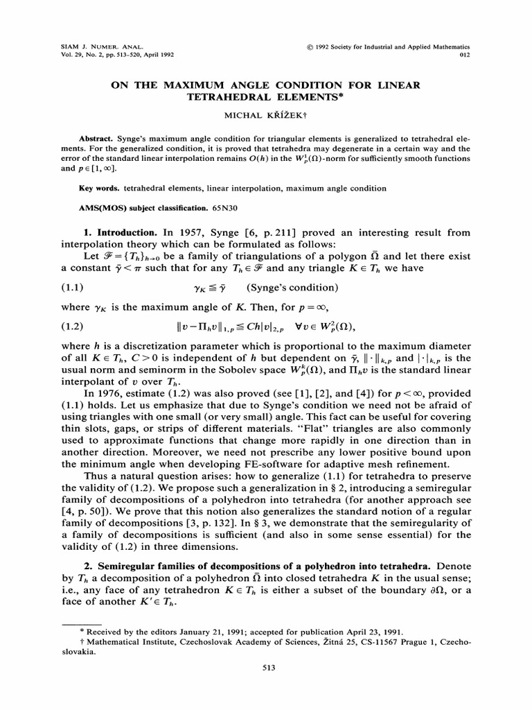 Original An Isotropic Lagrange | PDF | Tetrahedron | Mathematical Analysis