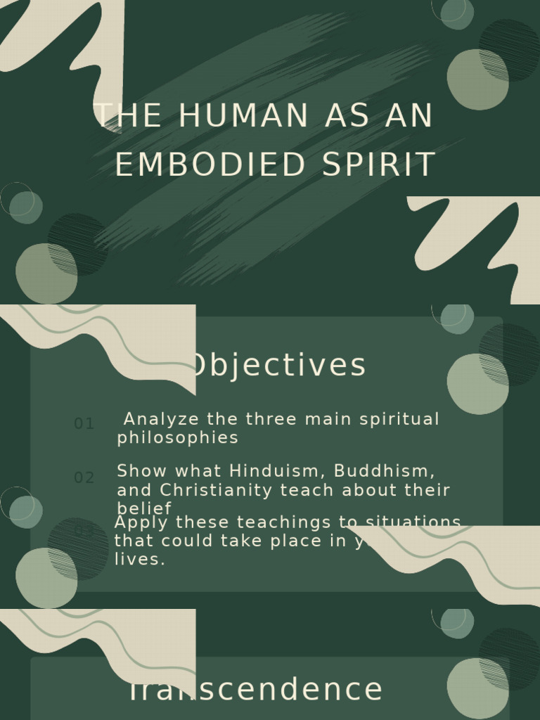 Human As Embodied Spirit | PDF | Soul | Moksha