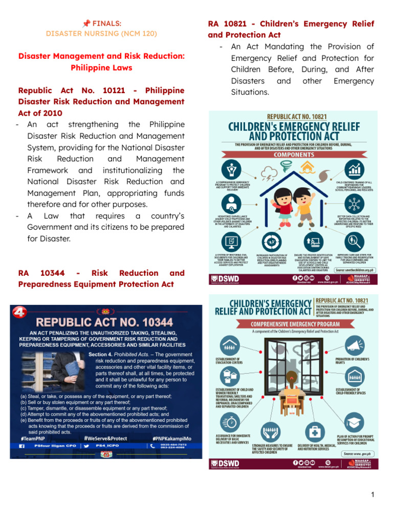 Disaster Nursing Finals Notes | PDF | Emergency Management | Disaster ...