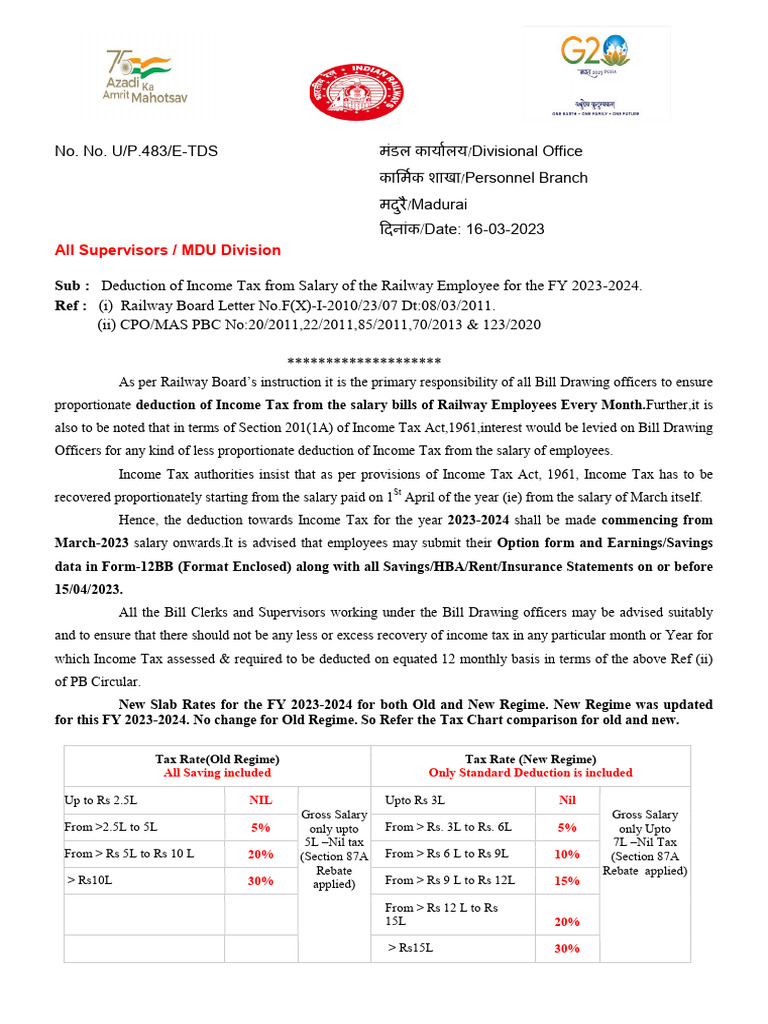 Income Tax Circular Fy 2023 24 Signed | PDF | Taxes | Income Tax