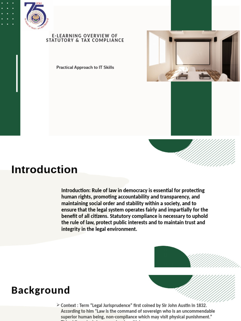 E-Learning Overview of Statutory Tax Compliance | PDF | Jurisprudence ...