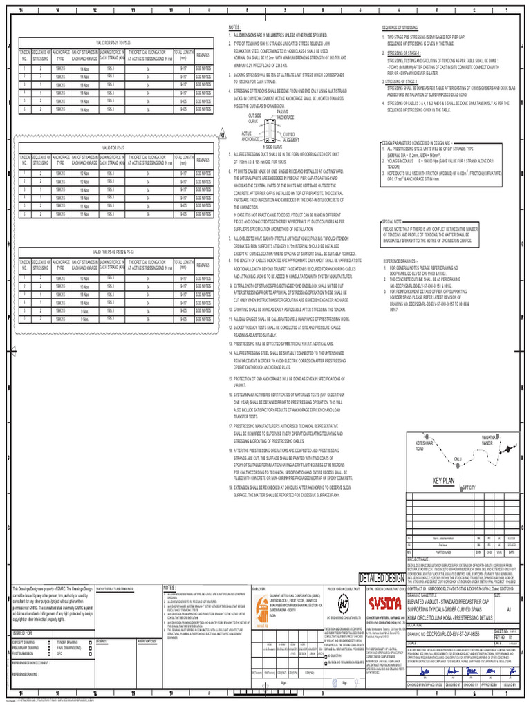 DDCP2GMRL DD Elv ST DW 08055 - R1 | PDF | Prestressed Concrete ...