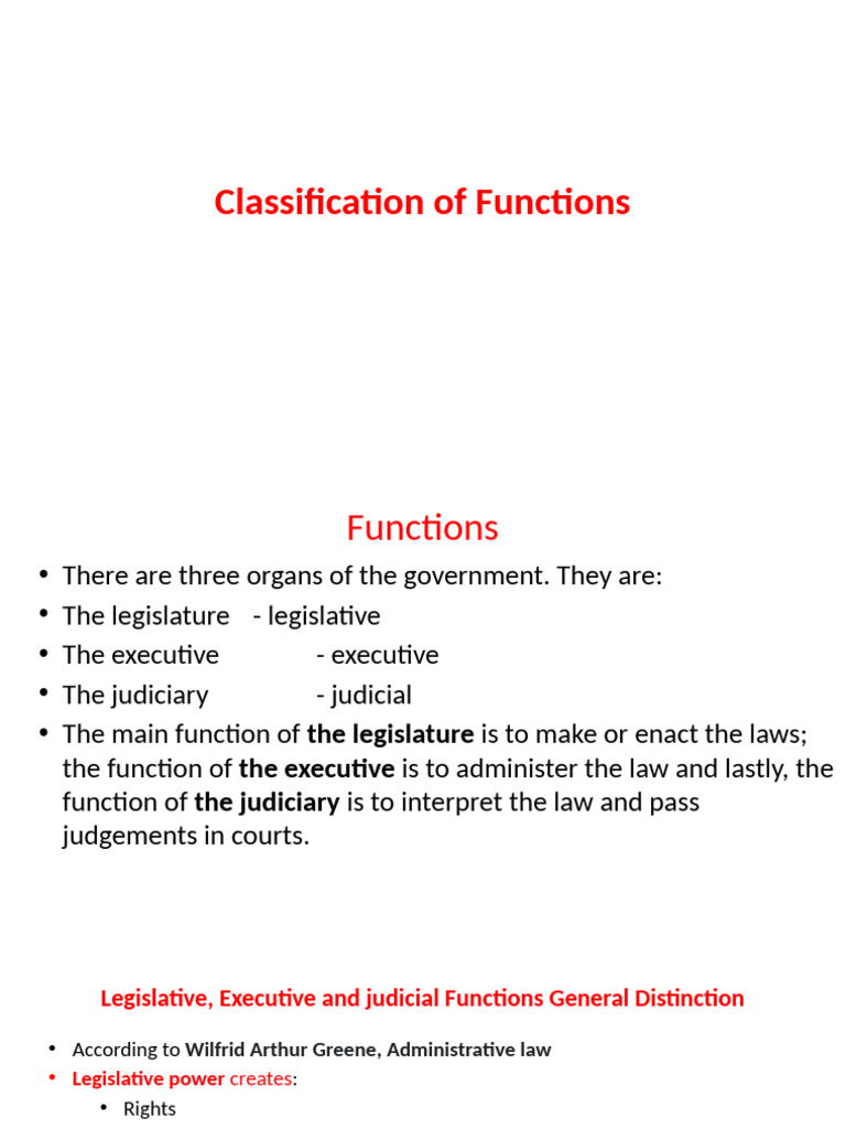 Classification of Administrative Functions | PDF | Justice | Crime ...