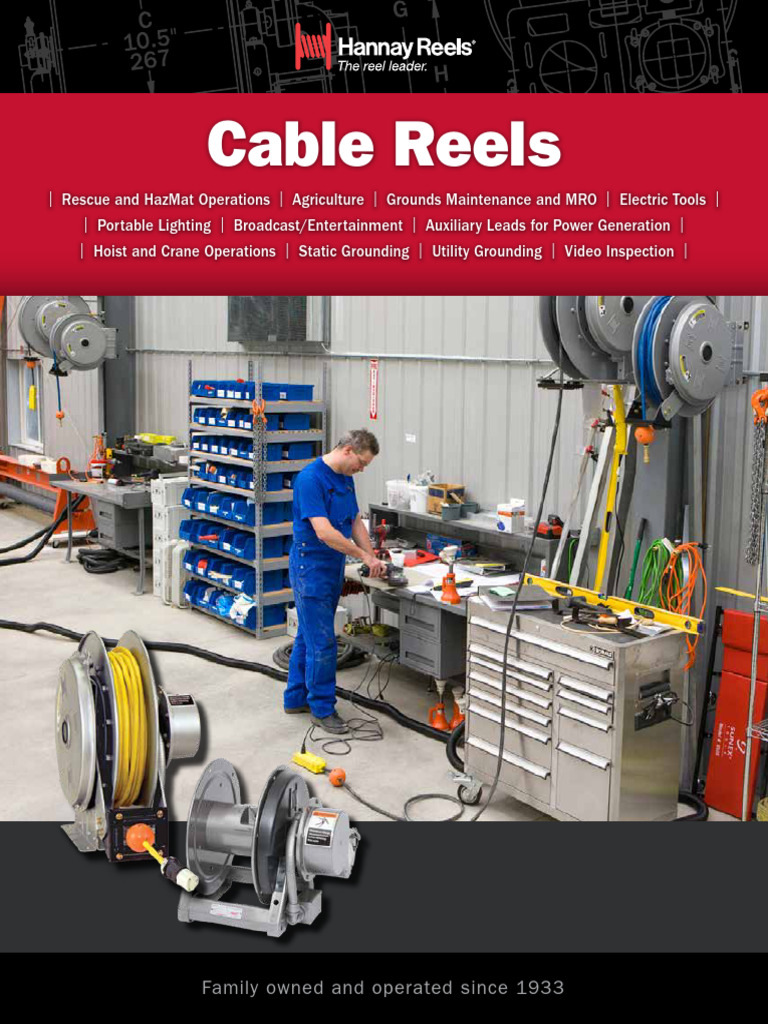 Custom Cable Reels for Various Industries | PDF | Brake | Valve