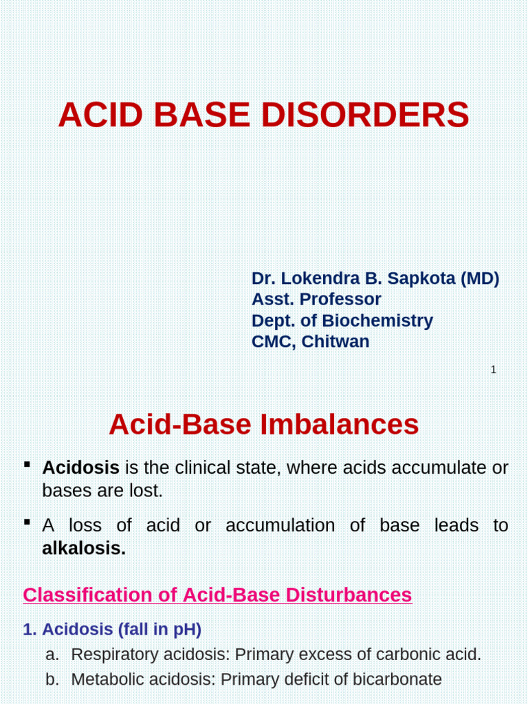 Understanding Acid Base Disorders Pdf Physiology Intensive Care