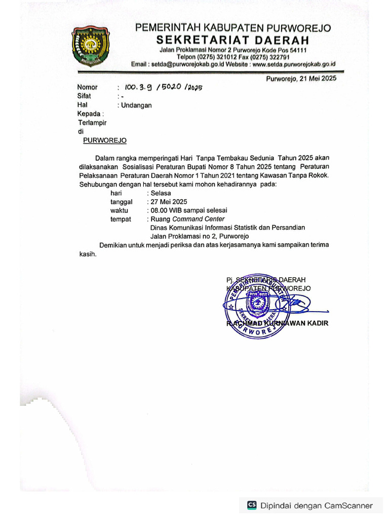 Sosialisasi Perbup KTR 2025 | PDF