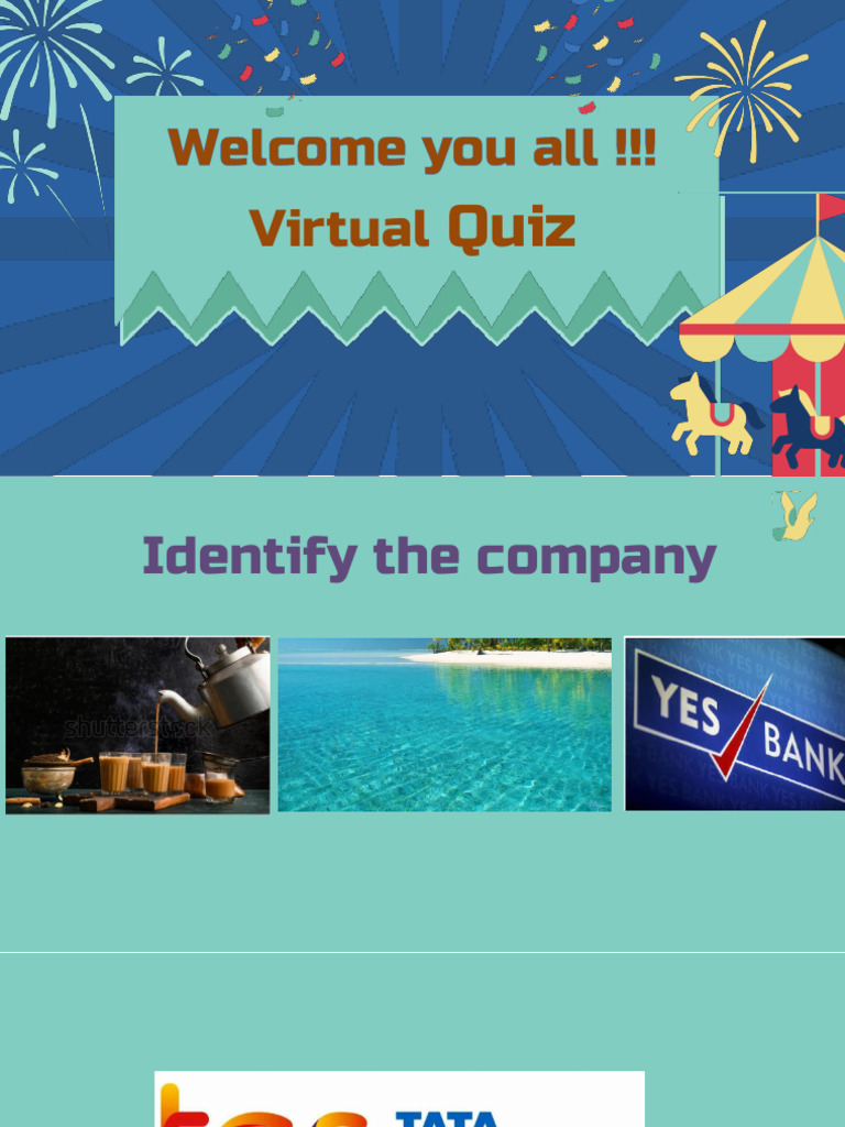 Virtual Quiz: Company and Logo Identification | PDF