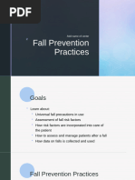 WSHA Post Fall Huddle Tool | PDF | Patient | Nursing